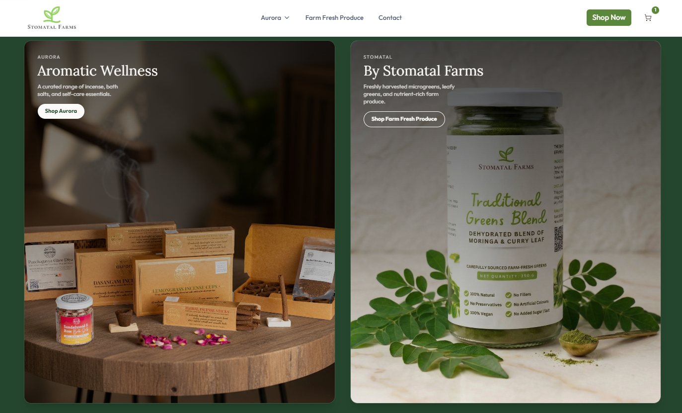 Stomatal Farms | Aurora Aromatic Wellness Products